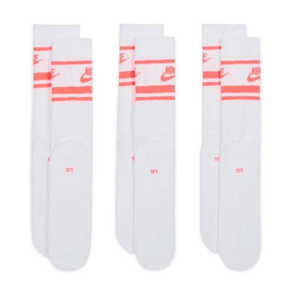 Nike NSW Everyday Essential Crew Sock 3 Pack DX5089-100 – Hoops Heaven