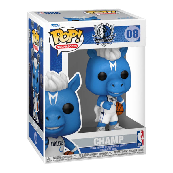 Pop Vinyl NBA Mascots - Champ (Dallas Mavericks) #08 – Hoops Heaven