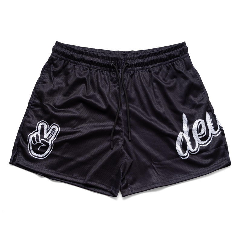 Deuce Mesh Shorts - Black – Hoops Heaven
